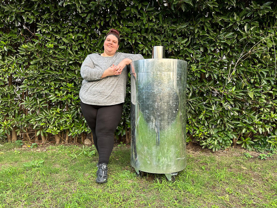 55 Gallon Biochar Kiln Portable Equipment Commercial – Biochar Station